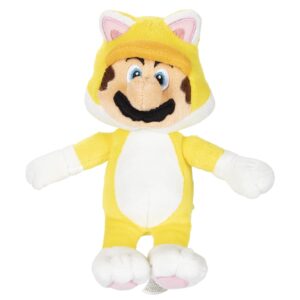 world of nintendo mario bros u cat mario plush