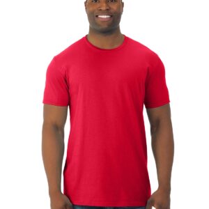 Fruit of the Loom Mens Cotton Jersey Crew T-Shirt (SF45R) Fiery red l