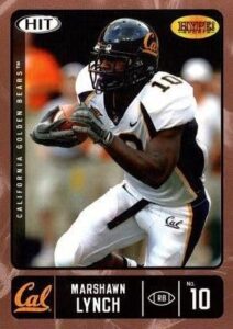 10 lt marshawn lynch sage hype bronze rookie card 1/550