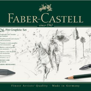 Faber-Castell 26 Piece Pitt Graphite Tin Set