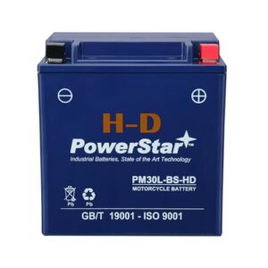 powerstar replaces yix30l, yb30l-b battery compatible with polaris sportsman 600 700 800