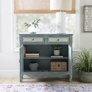 Powell Antique Console, Blue/White