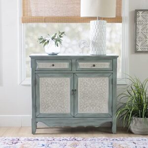 Powell Antique Console, Blue/White