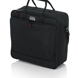 Gator Cases Padded Nylon Mixer/Gear Carry Bag with Removable Strap; 15.5" x 15" x 5.5" (G-MIXERBAG-1515),Black