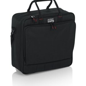 Gator Cases Padded Nylon Mixer/Gear Carry Bag with Removable Strap; 15.5" x 15" x 5.5" (G-MIXERBAG-1515),Black