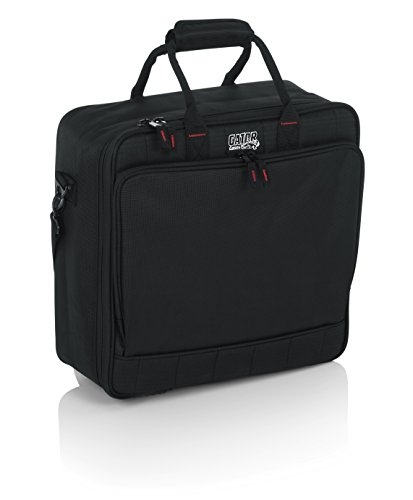 Gator Cases Padded Nylon Mixer/Gear Carry Bag with Removable Strap; 15.5" x 15" x 5.5" (G-MIXERBAG-1515),Black