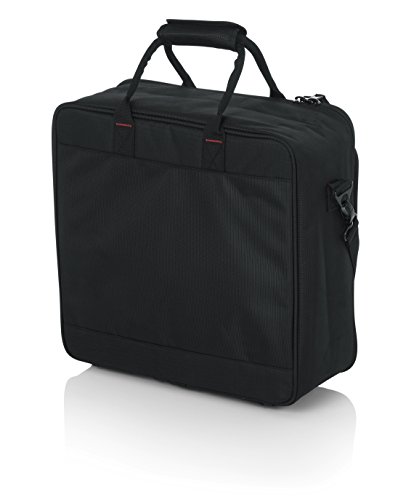 Gator Cases Padded Nylon Mixer/Gear Carry Bag with Removable Strap; 15.5" x 15" x 5.5" (G-MIXERBAG-1515),Black