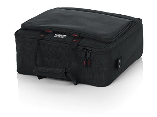 Gator Cases Padded Nylon Mixer/Gear Carry Bag with Removable Strap; 15.5" x 15" x 5.5" (G-MIXERBAG-1515),Black