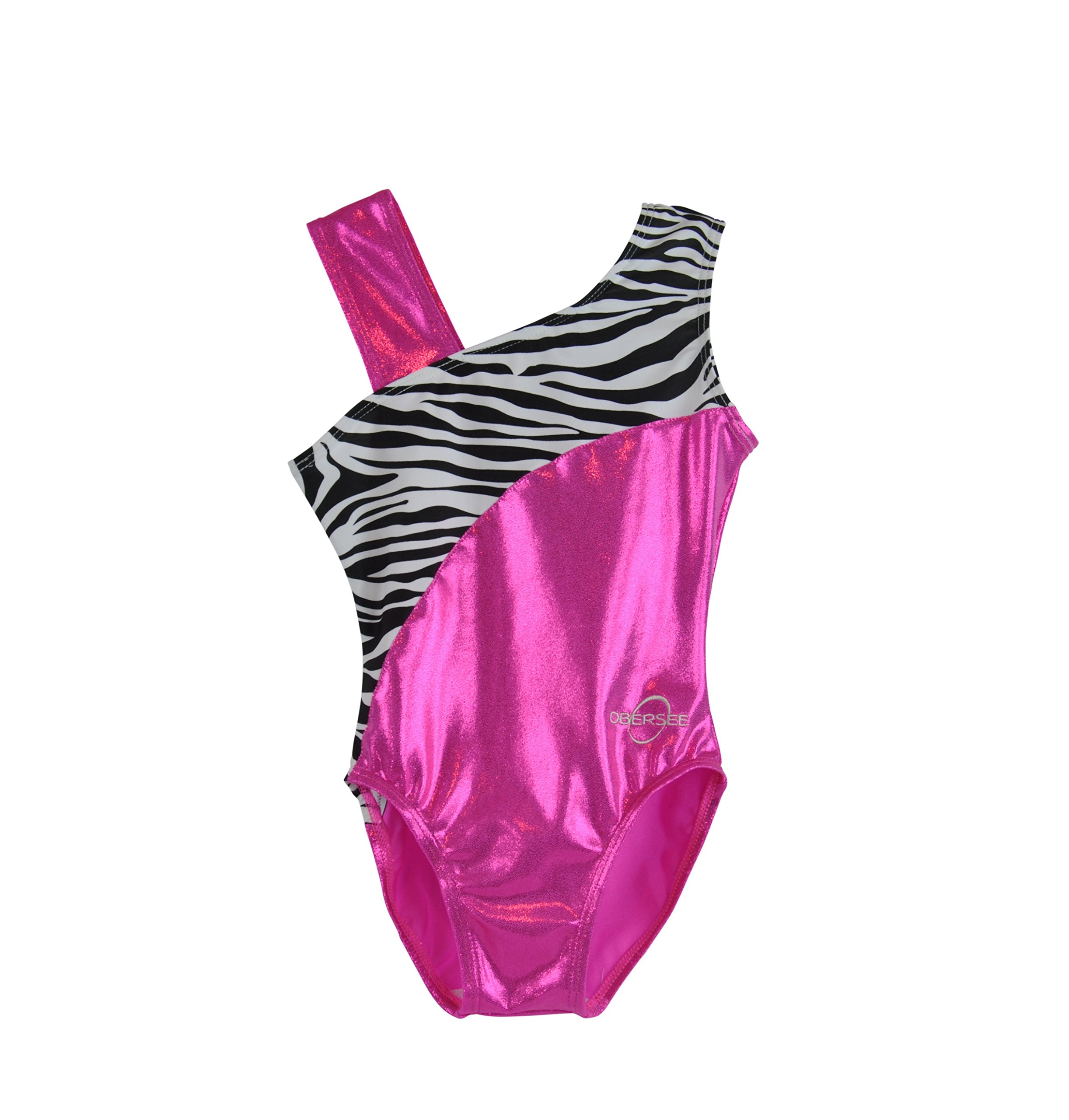 Obersee - O3GL033CXS - Girl's Girls Gymnastics Leotard - Pink Zebra | Child (3-4 Years)