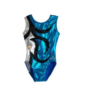 obersee - o3gl041cxxs - girl's girls gymnastics leotard - abby turquoise | child (2-3 years)