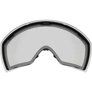 oakley flight deck xm snow goggle, mid-sized fit, clear, medium