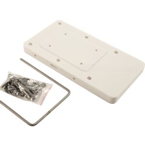 MotorGuide 8M0092063 Xi Series Quick-Release Mounting Bracket Kit for Trolling Motors — Composite — White