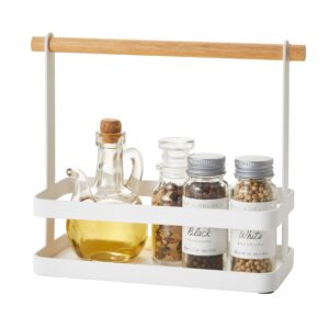 yamazaki home tosca spice rack - steel + wood