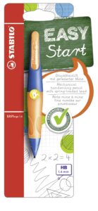 stabilo ergonomic mechanical pencil - easyergo 1.4 - left-handed - ultramarine/neon orange