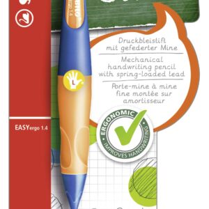 STABILO Ergonomic Mechanical Pencil - EASYergo 1.4 - Left-Handed - Ultramarine/Neon Orange