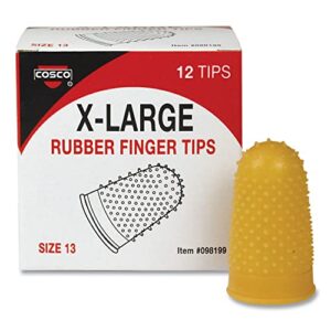 cosco rubber finger pads, x-large (098199)