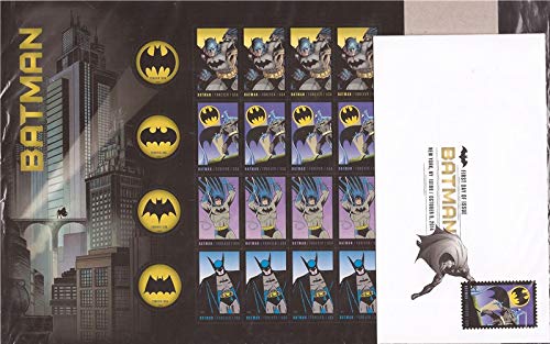 USPS Batman DC Comics Forever Stamps - sheet of 20 - Scott 4928-35