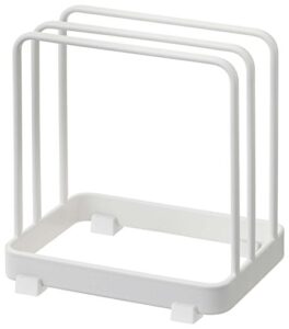 yamazaki home plate cutting board stand – kitchen storage rack holder organizer