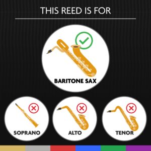 Légère Reeds - Baritone Saxophone Reed, Signature, Strength 3.25 (BSG3.25) - Premium Synthetic Woodwind Reed