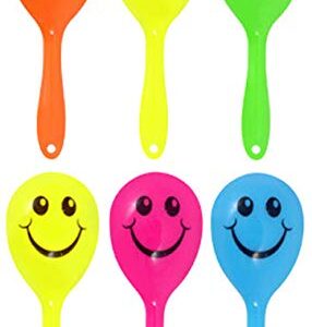 Maracas 24X Mini Smiley Maracas- Great Party Bag Fillers