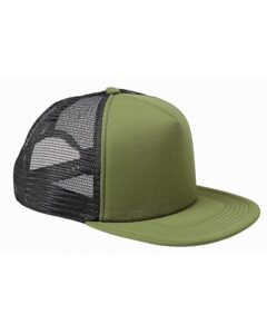 bx foam front trucker cap (olive/black) (os)