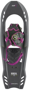 louis garneau - hg women's boreal snowshoe, charcoal/purple, 828