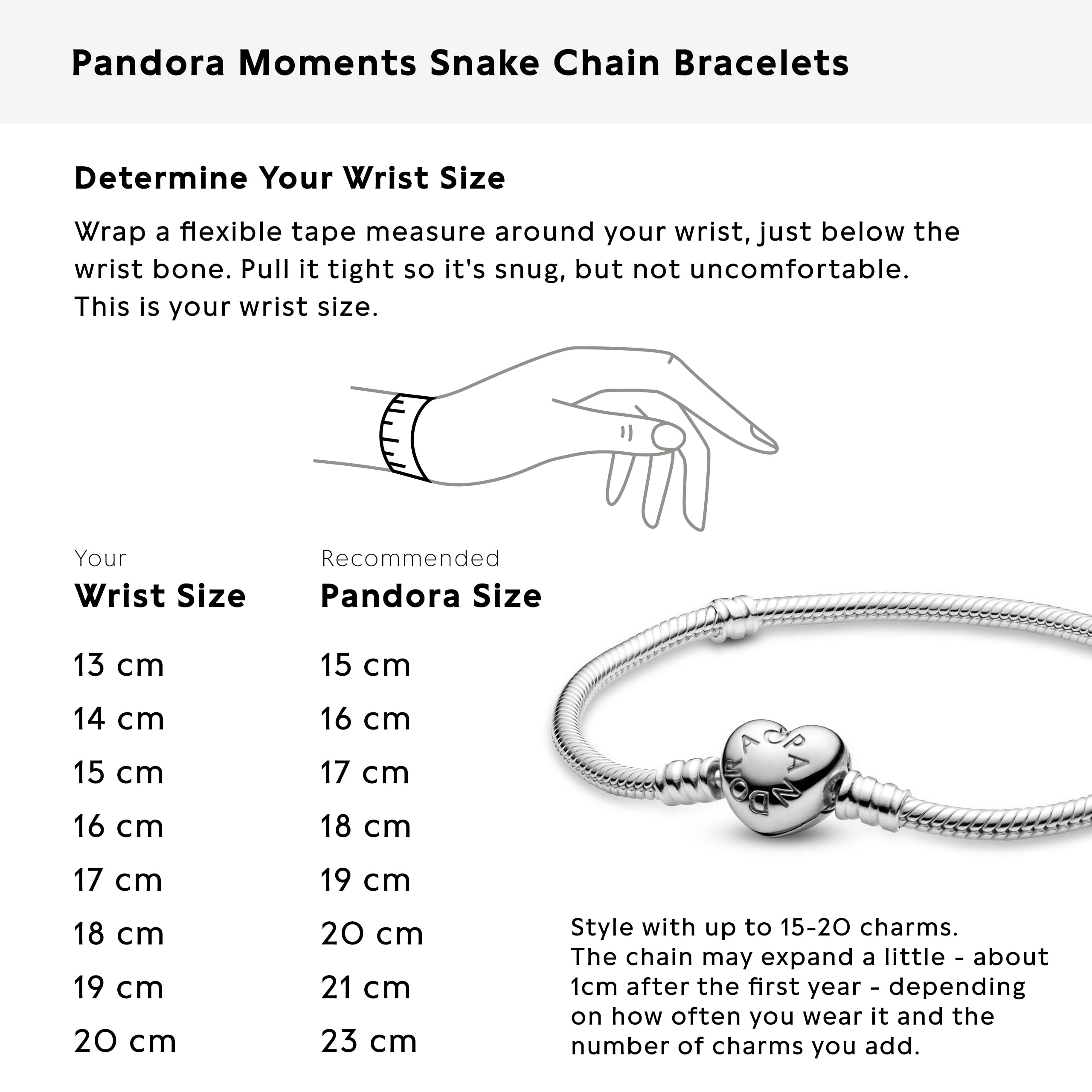 PANDORA Women's Bracelet Sterling Silver ref: 590719-18