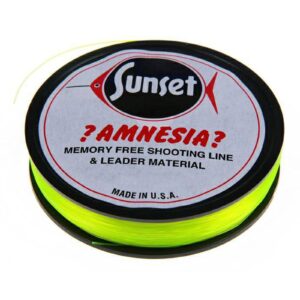 amnesia memory free monofilament line (fluorescent green) (12lb)