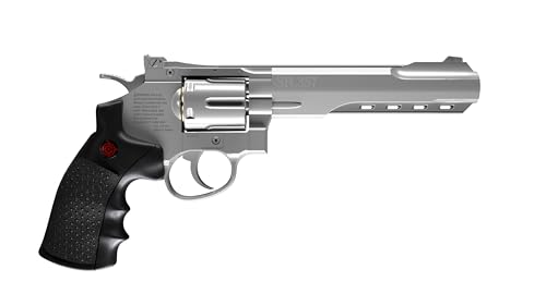 Crosman CRVL357S SR357 Full Metal CO2-Powered 6- Shot BB Revolver Air Pistol