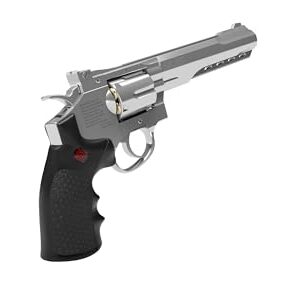 Crosman CRVL357S SR357 Full Metal CO2-Powered 6- Shot BB Revolver Air Pistol