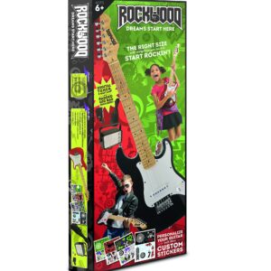 Rockwood 6 String Electric Guitar Pack, Right, 3/4 size (RWEB)