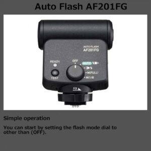 Pentax AF201FG Flash (Black) Dustproof & Weather-Resistant P-TTL Auto Flash Guide Number 20