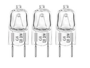 lse lighting xenon 20-watt, 120-volt g8 base, 3 pack