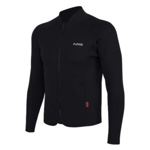 nrs bill's wetsuit jacket-black-l