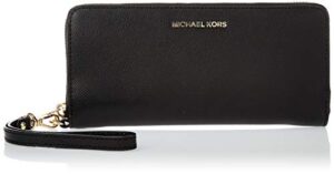 michael michael kors jet set travel continental, black