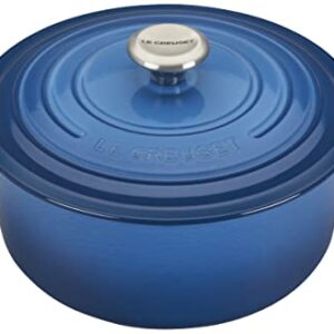 Le Creuset Enameled Cast Iron Signature Round Dutch Oven, 5.5 qt., Marseille