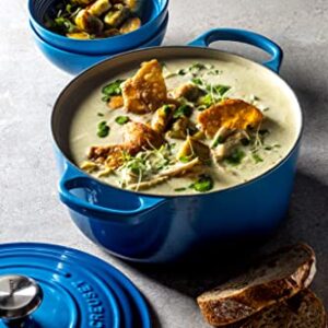 Le Creuset Enameled Cast Iron Signature Round Dutch Oven, 5.5 qt., Marseille