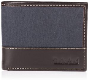 timberland men's baseline canvas passcase, navy, one size