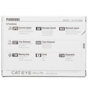 CATEYE, Padrone Wireless Bike Computer, Black