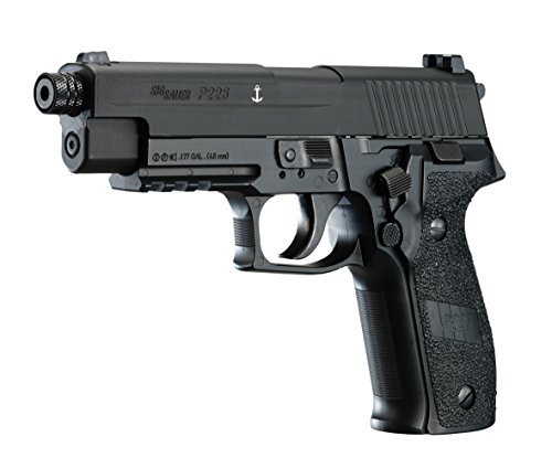 SIG SAUER P226 MK-25 CO2-Powered .177 Cal Semi-Auto Black Airgun Pellet Pistol with 16rd 8x2 Rotary Magazine