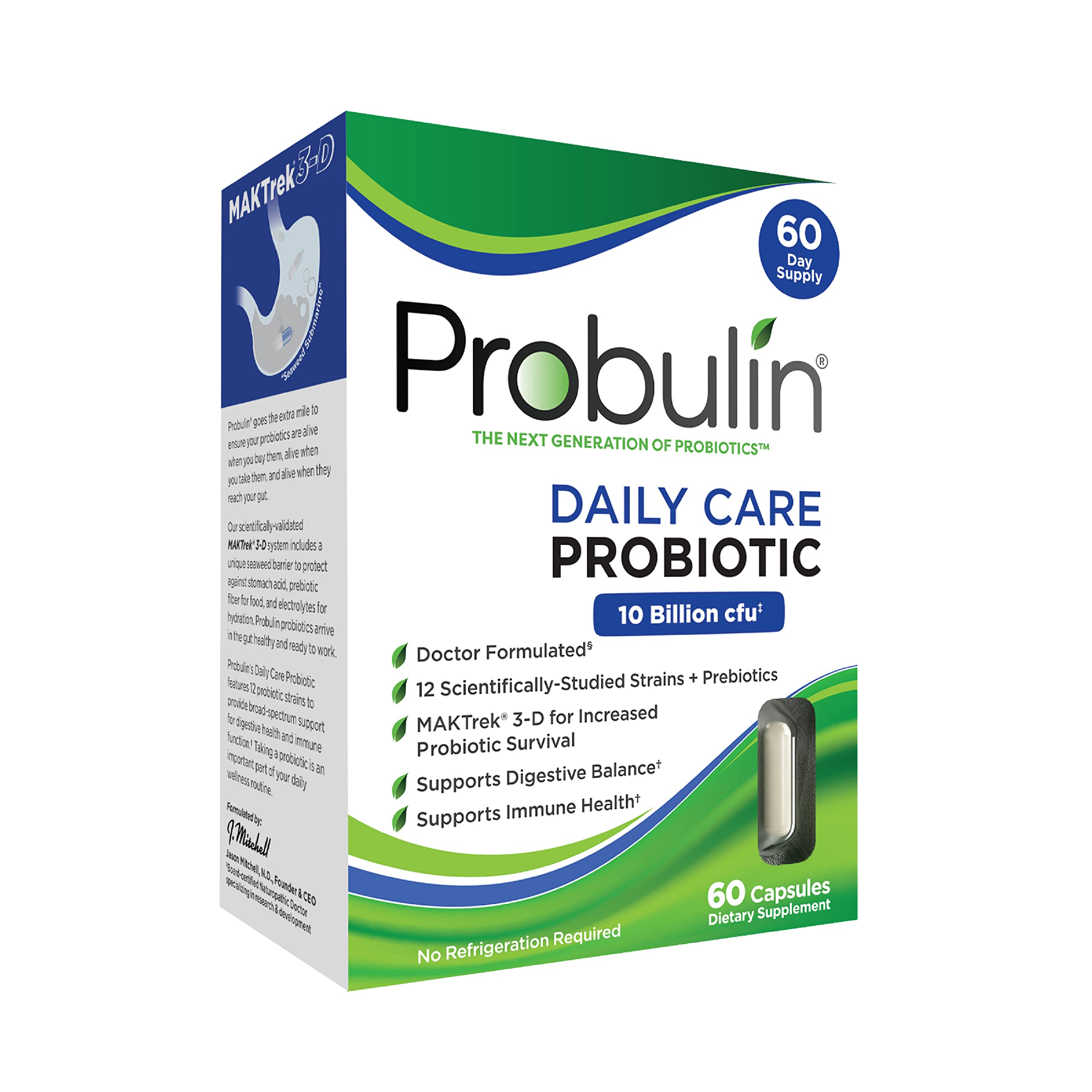 Probulin Daily Care Probiotic, 60 Capsules