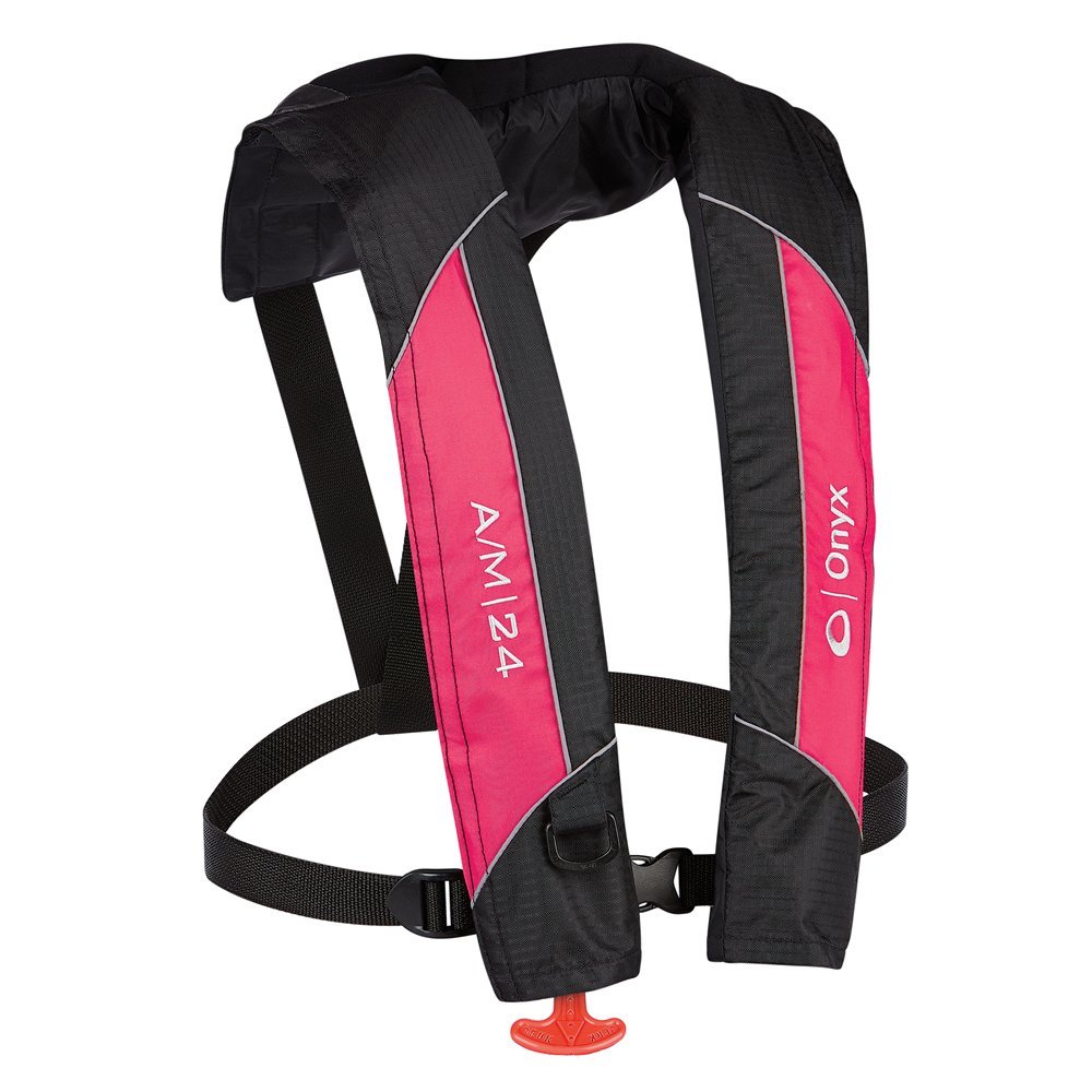 1 - Onyx A/M-24 Automatic/Manual Inflatable PFD Life Jacket - Pink