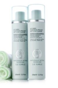 liz earle cleanse & polish duo 2 x 100ml plus 2 muslin cloths by liz earle