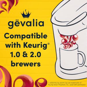 Gevalia Frothy 2-Step Cappuccino Espresso Keurig K-Cup Coffee Pods & Froth Packets Kit (6 ct Box)