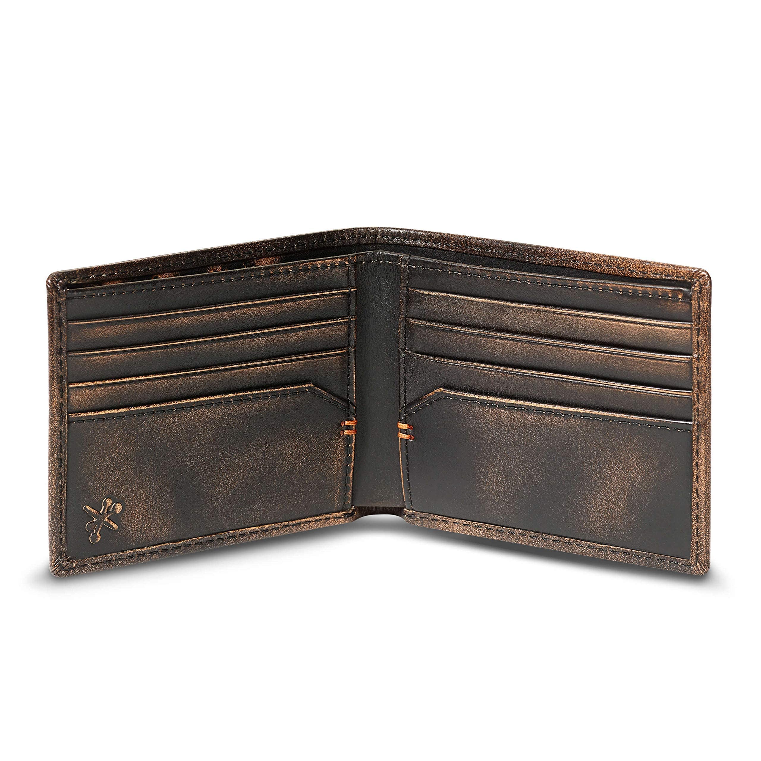 House of Jack Co. DUCK Bifold Wallet For Men | Outdoor Sportsman Mens Wallet | Hand Burnished Full Grain Leather | Slim Wallet | Duck Hunter Gift