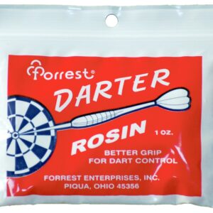 Forrest Darter Rosin Bag, 1 Ounce (Steel and Soft Tip Darts),White,37-0131