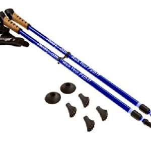 Keenfit Blue 2-Piece Fitness Exercise Assisting Walking Poles