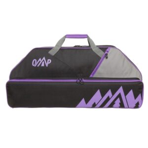 october mountain products bow case, black/purple, 36-inch