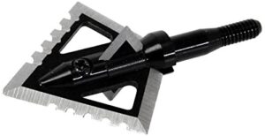 magnus 4 blade hornet ser-razor broadhead (3-pack), black, 125-grain