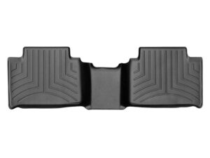 weathertech custom fit floorliners for canyon, colorado - 2nd row (447512), black